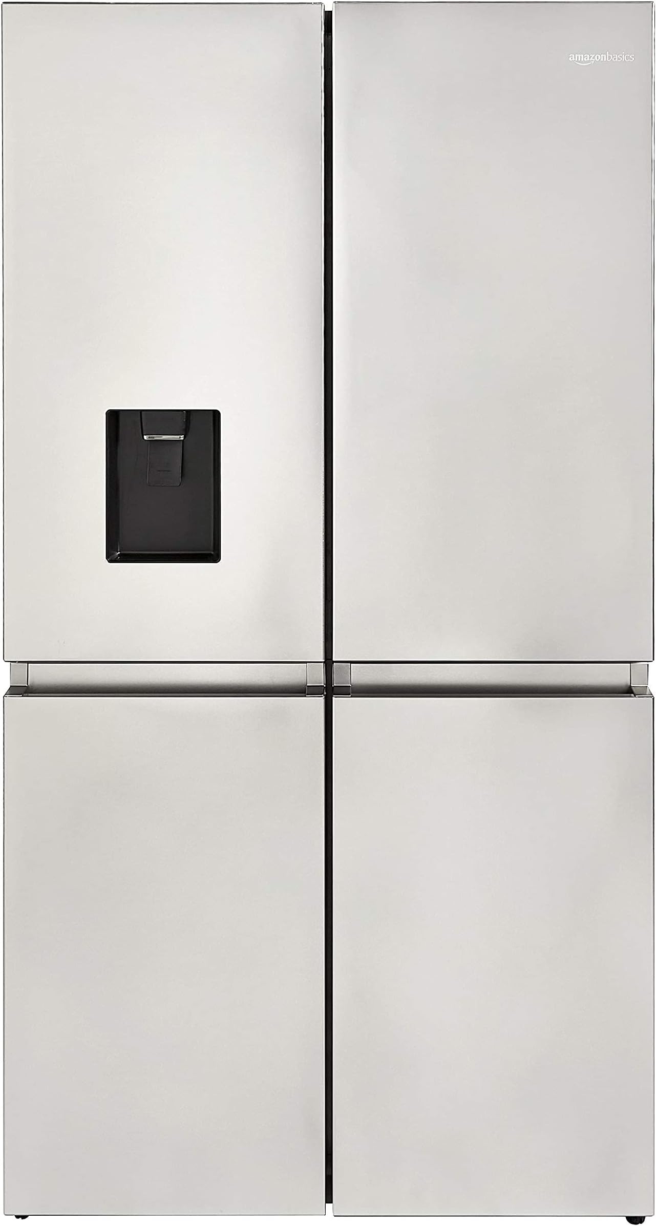 AmazonBasics 670 L French Door Refrigerator (Silver, Triple cooling ...