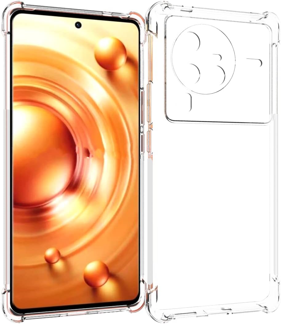 Amazon.com: USTIYA Funda para Vivo X80 Pro 5G Clear TPU Cuatro Esquinas Cubierta Protectora ...