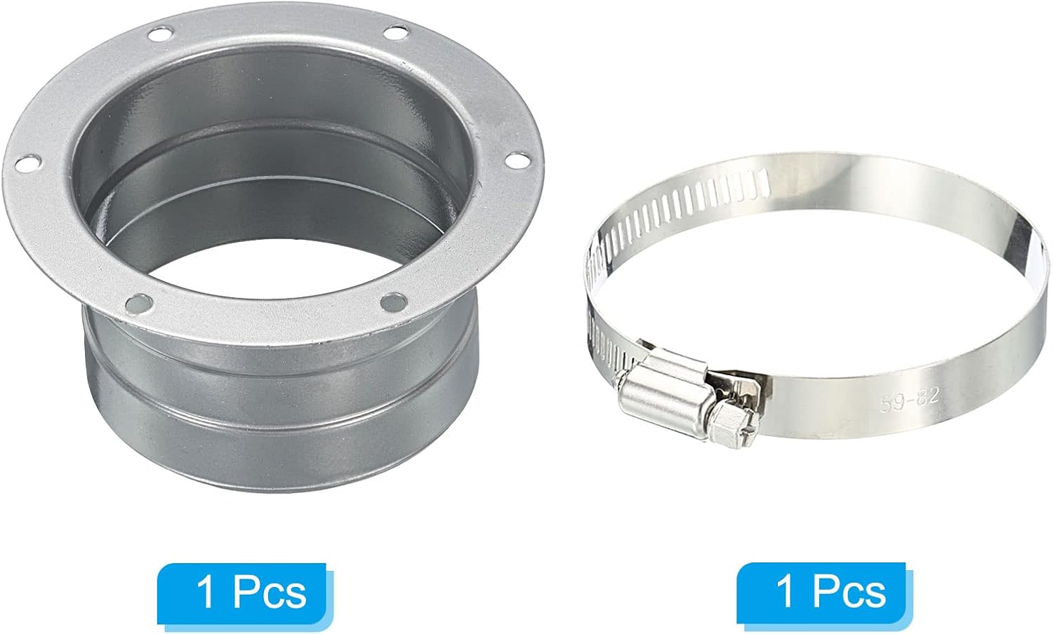 PATIKIL 3 Inch Duct Connector Flange, Metal Straight Philippines | Ubuy
