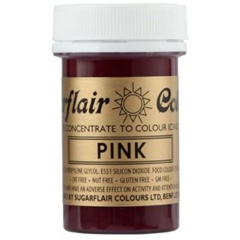 Buy Sugarflair Pink Spectral Food Colouring Paste, Highly Concentrated ...