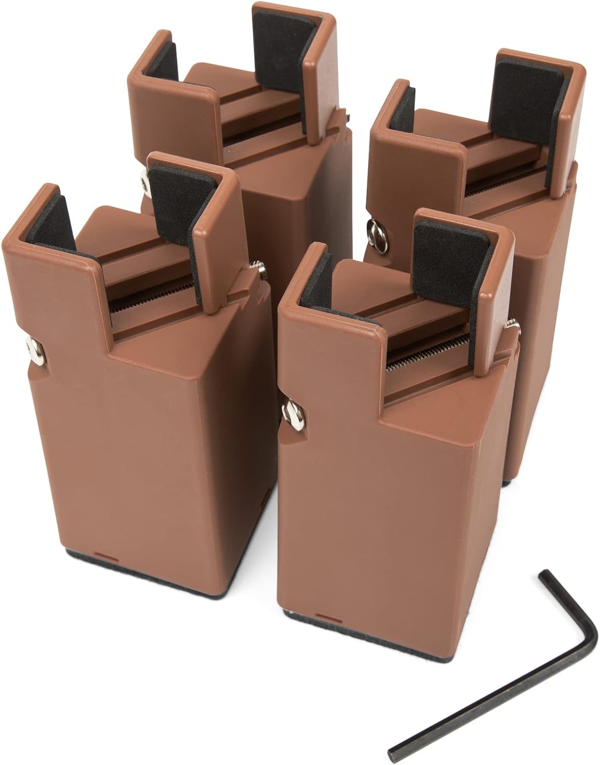 Amazon.com: Goods4U Black 4" Furniture Risers | Perfect for Knee Pain ...