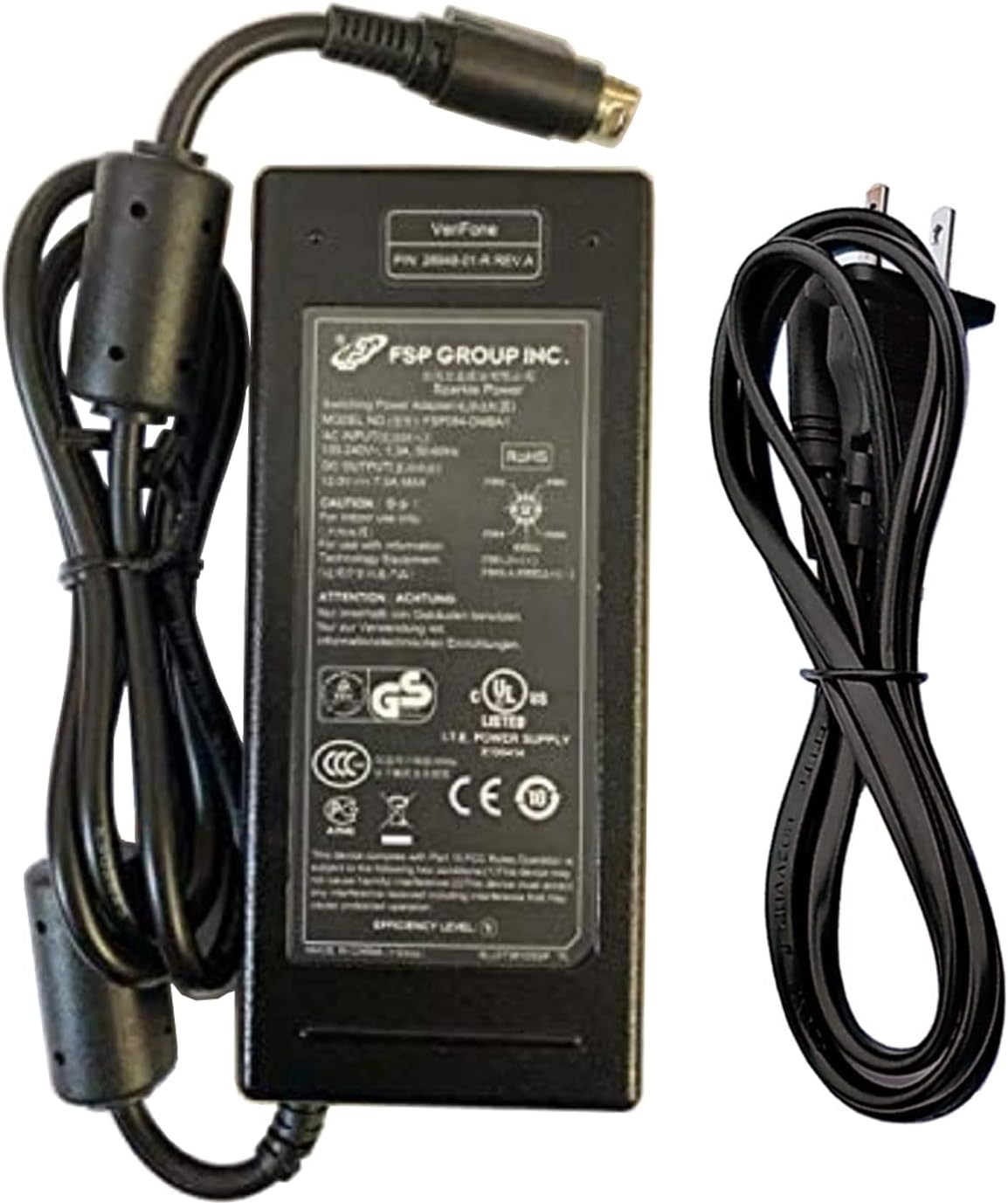 Amazon.com : Original FSP 4-Pin DIN 12V UL AC/DC Adapter Compatible ...
