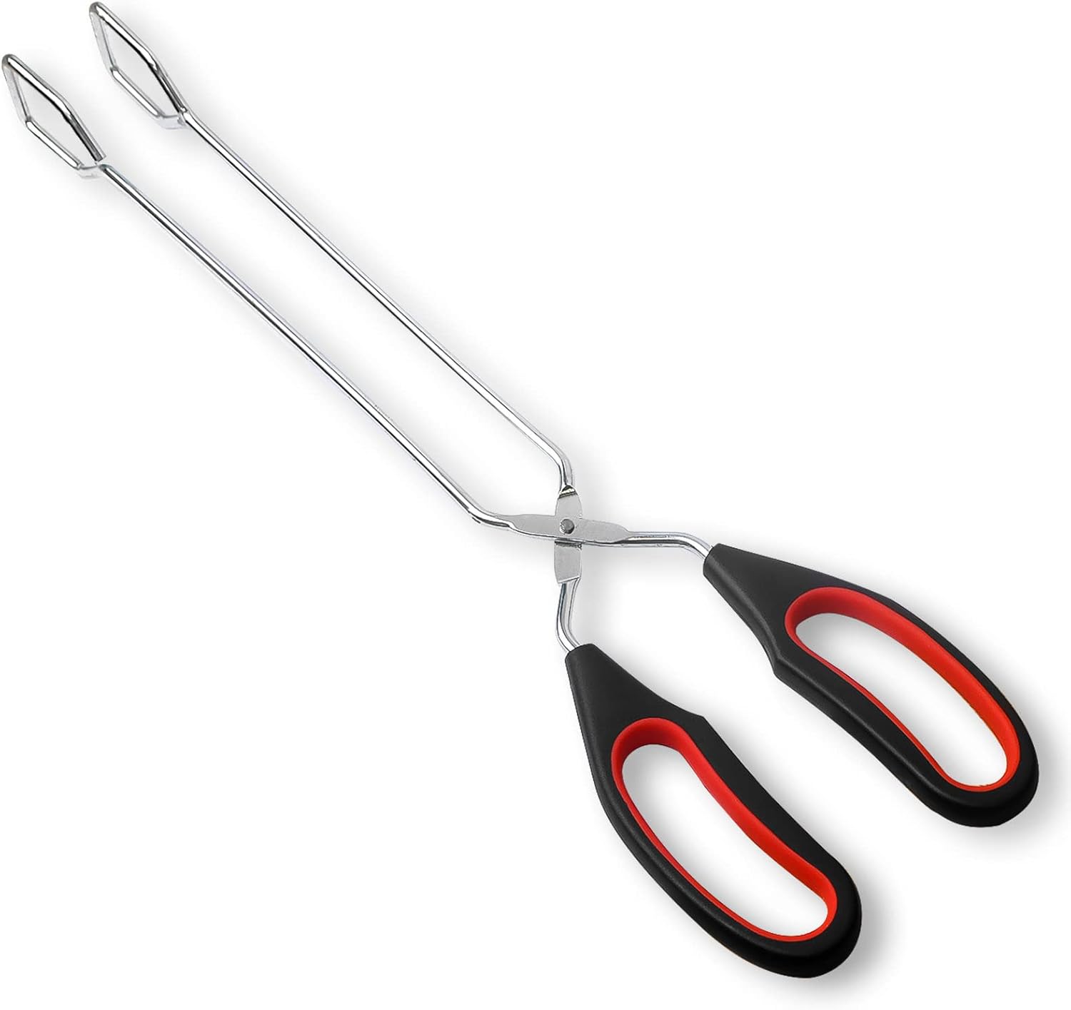 Amazon.com: D Scissor Tongs for Cooking, Metal Kitchen Tongs 11 Inches ...