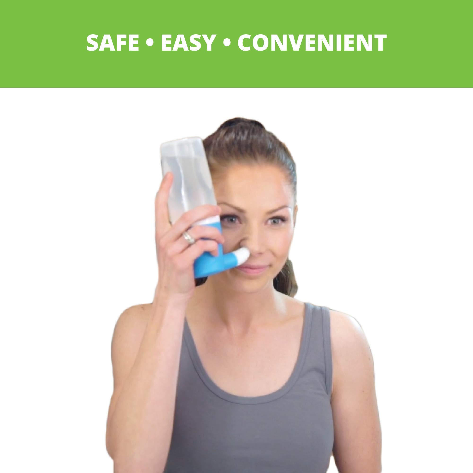 SinuCleanse Soft Tip Micro-Filtered Nasal Wash System - Includes 30 All ...