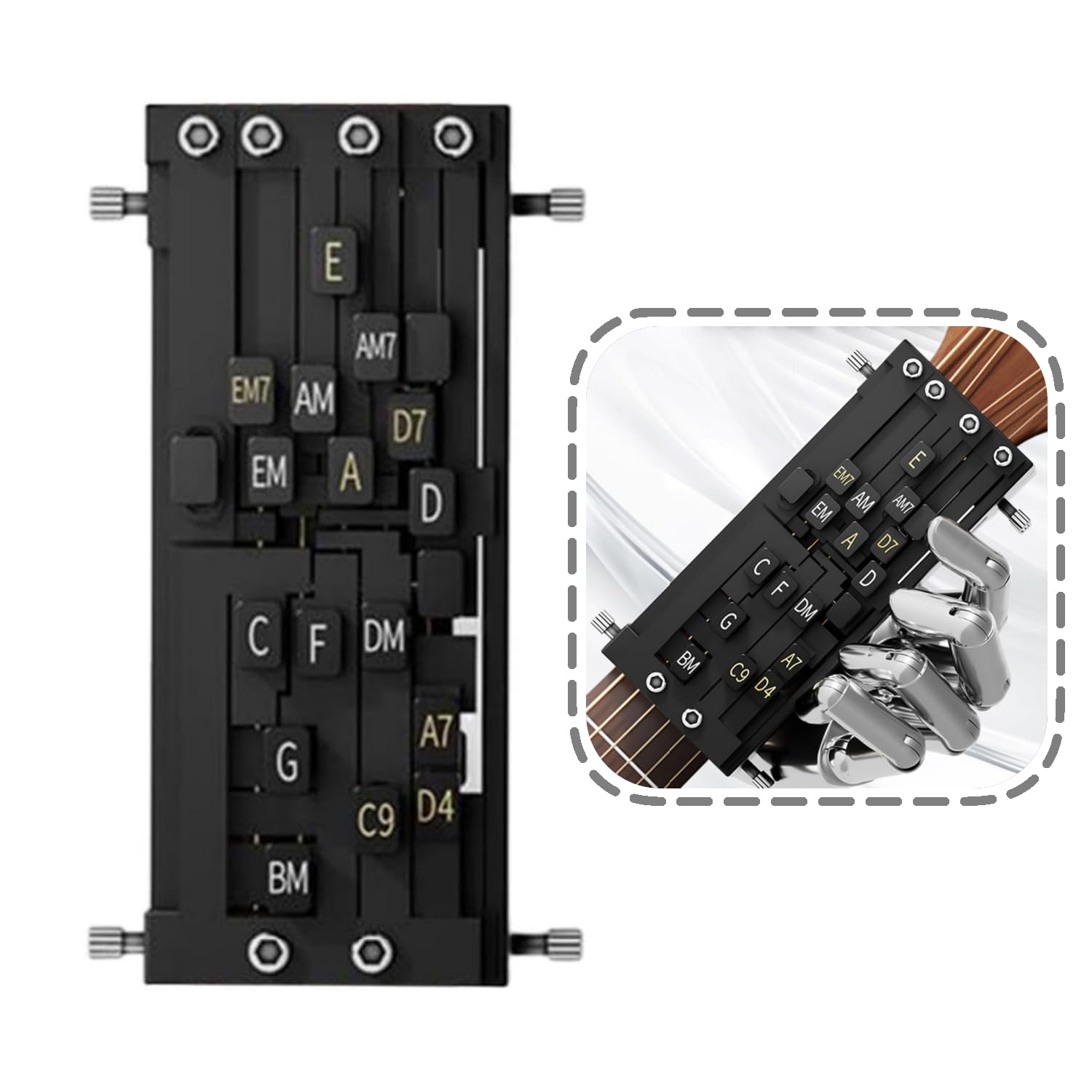 Guitar Chord Presser - Guitar Aid Chords Trainer,electric guitar ...