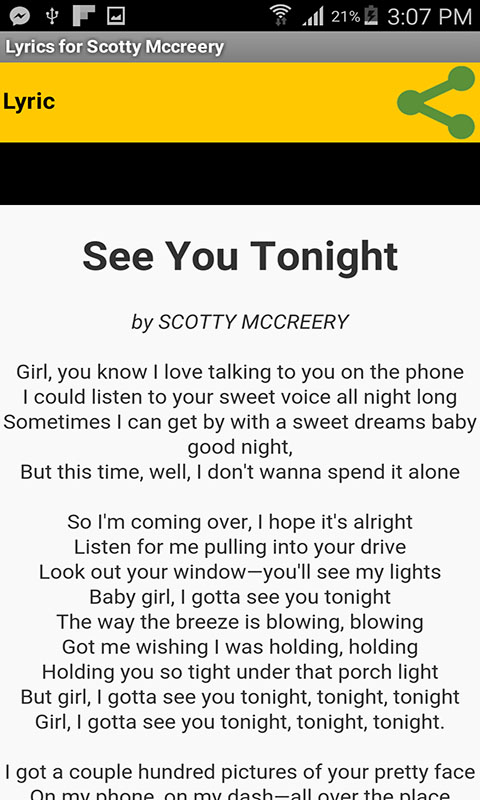 See You Tonight Lyrics