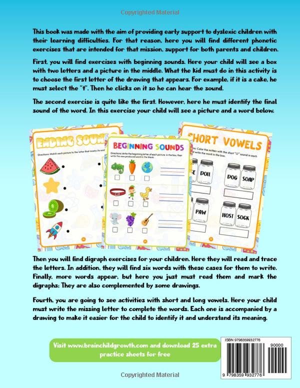 Snapklik.com : Orton Gillingham Phonics Workbook: 100 Phonics ...