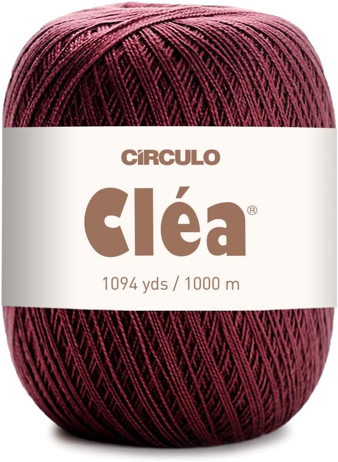 Amazon.com: Circulo Clea Yarn – Crochet Thread Fine Size 10-8/2 Perfect ...
