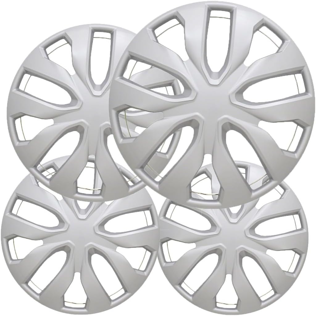 Amazon.com: OxGord Hubcaps Wheel Covers - (Set of 4) Hub Caps Wheels ...
