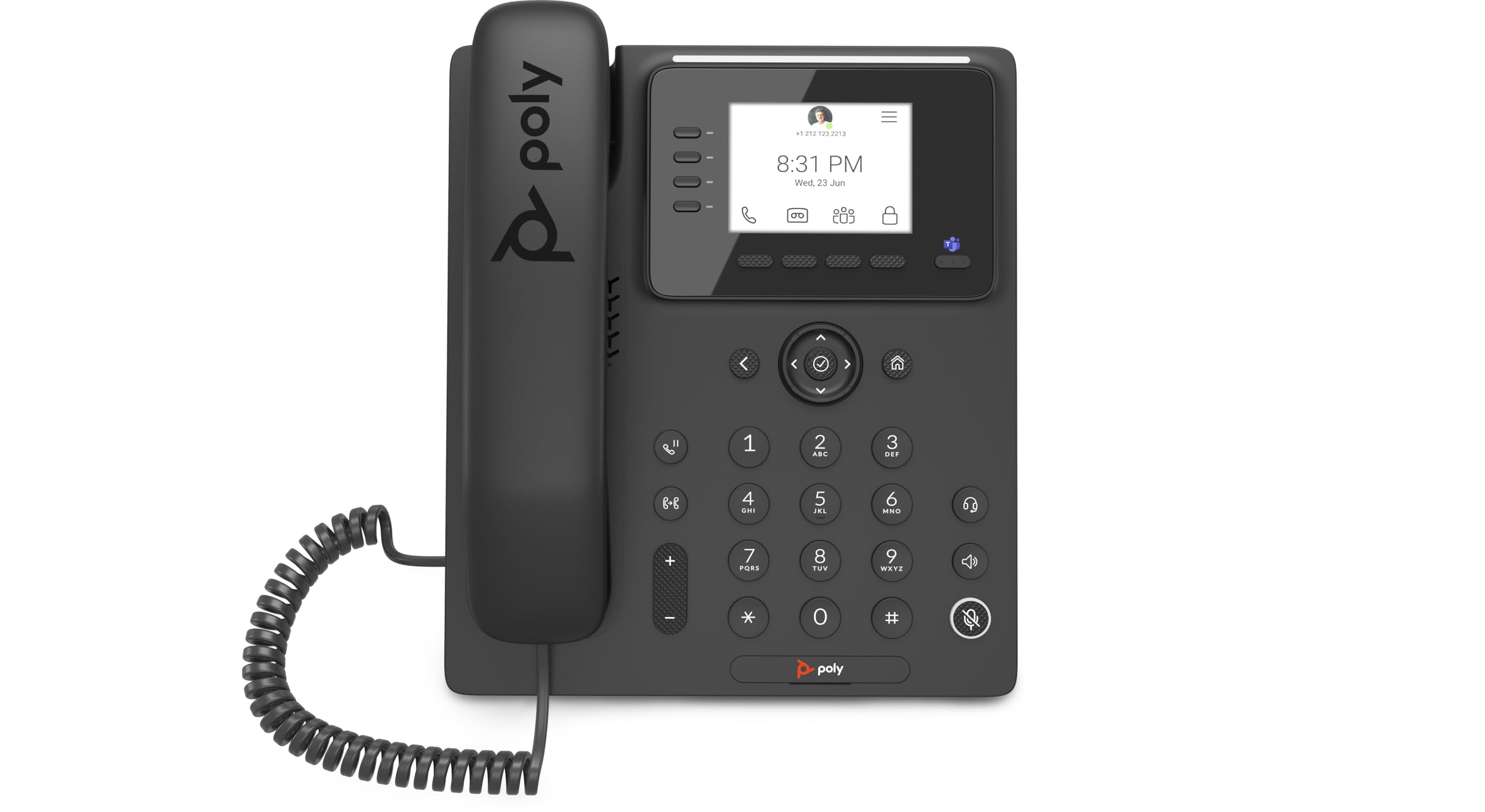 Amazon.com : Poly CCX 350 IP Phone - Corded - Corded - Desktop, Wall ...