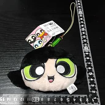 Amazon.co.jp: Powerpuff Girls Cleaner Mascot Plush Buttercup Strap ...
