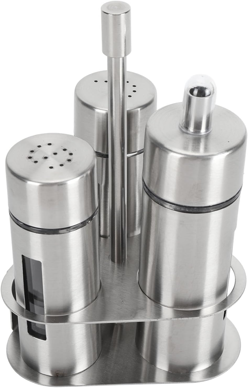 Amazon.com: Vinegar Salt Pepper Dispenser Set, Stainless Steel Oil and ...