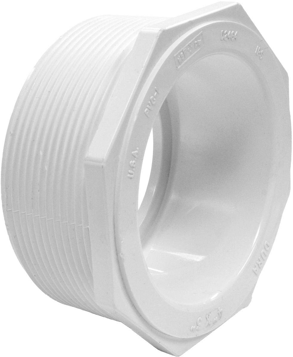 4 Inch x 3 Inch Schedule 40 Threaded Reducing Adapter - Slip x MPT (436 ...