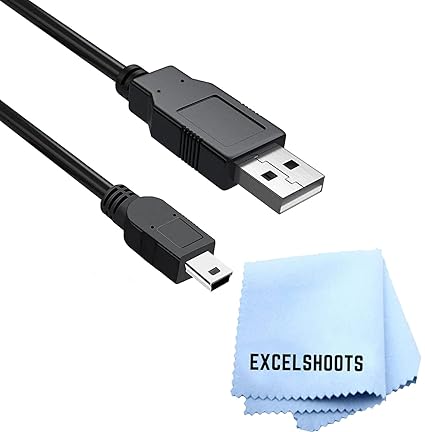 Amazon.com: Excelshoots USB Cable, Compatible with Canon EOS Rebel T7 ...