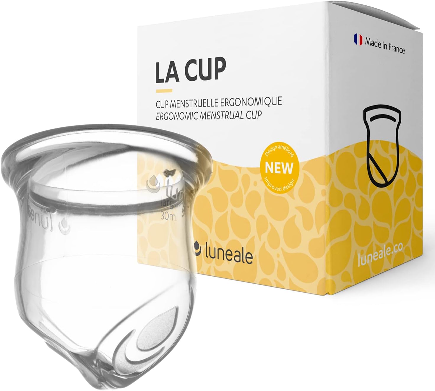 Amazon.com: La Cup Luneale - Reusable Stemless Menstrual Cup - Patented ...