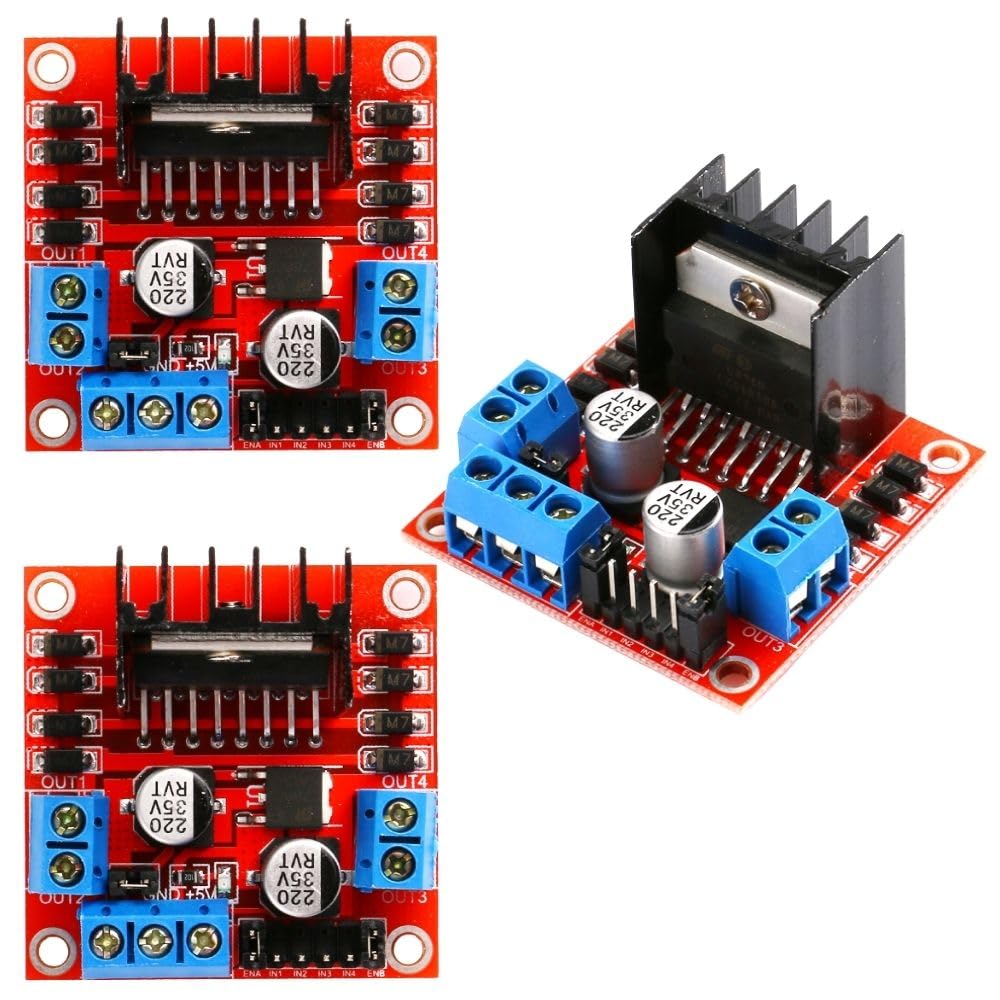 Snapklik.com : 3Pcs L298N Motor Drive Controller Board Dual H Bridge DC ...