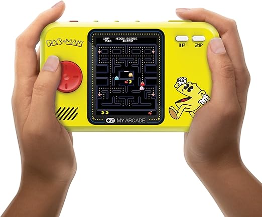 My Arcade DGUNL-4198 PAC-MAN Pocket Player Pro Handheld Portable Gaming ...