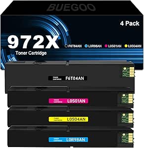 Amazon.com: BUEGOO 972X F6T84AN L0R98AN L0S01AN L0S04AN High Yield Ink ...