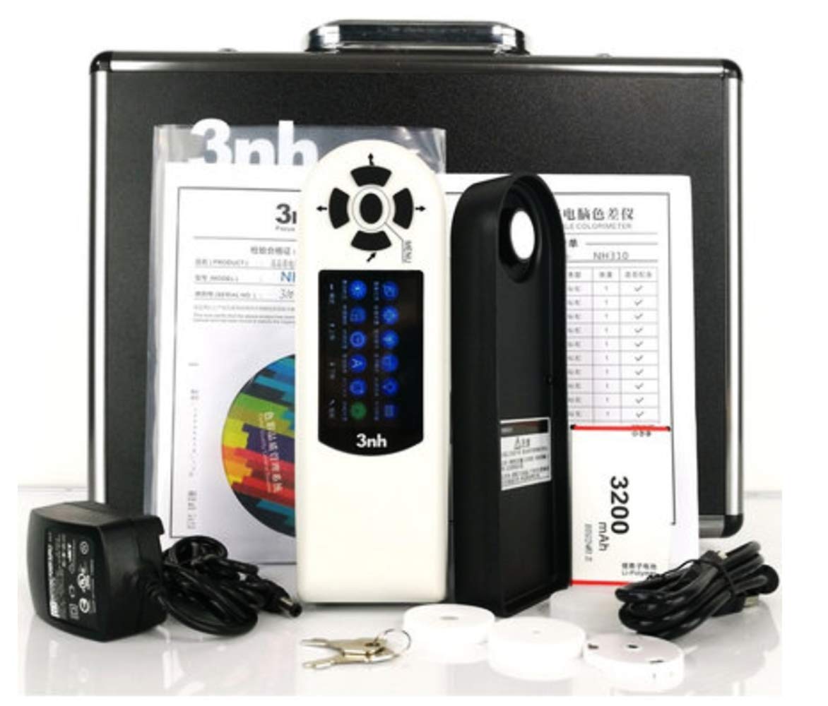 Amazon.com: VTSYIQI Colorimeter Color Difference Meter Tester 8/d with ...