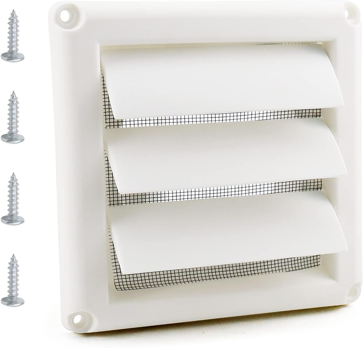 Amazon.com: Cenipar Louvered Vent Cover(6 inch) for External Wall Vent ...