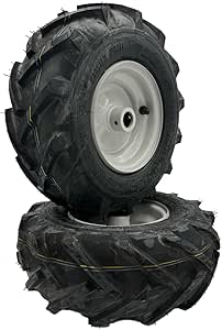 Amazon.com : Hoosier Wheel 13x5.00-6 Tractor Tire and Rim - 1" Axle - Set of 2 : Patio, Lawn ...