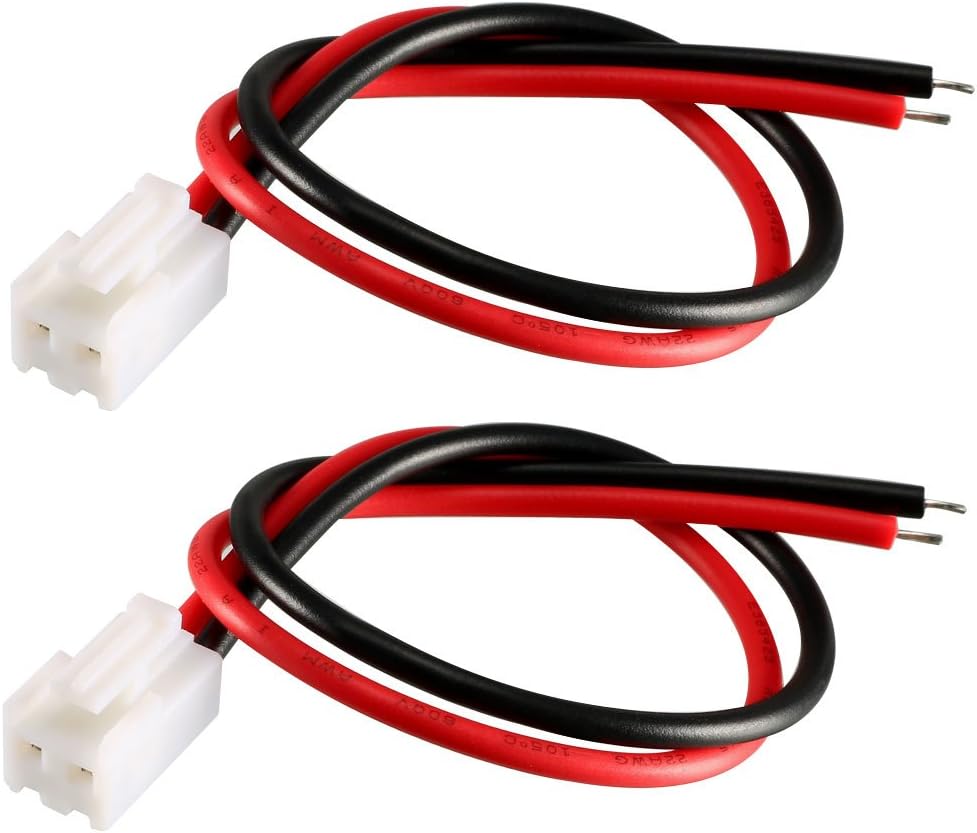 uxcell 15pcs 3.96mm Pitch Female Connector pole Header Wire Line 2P ...