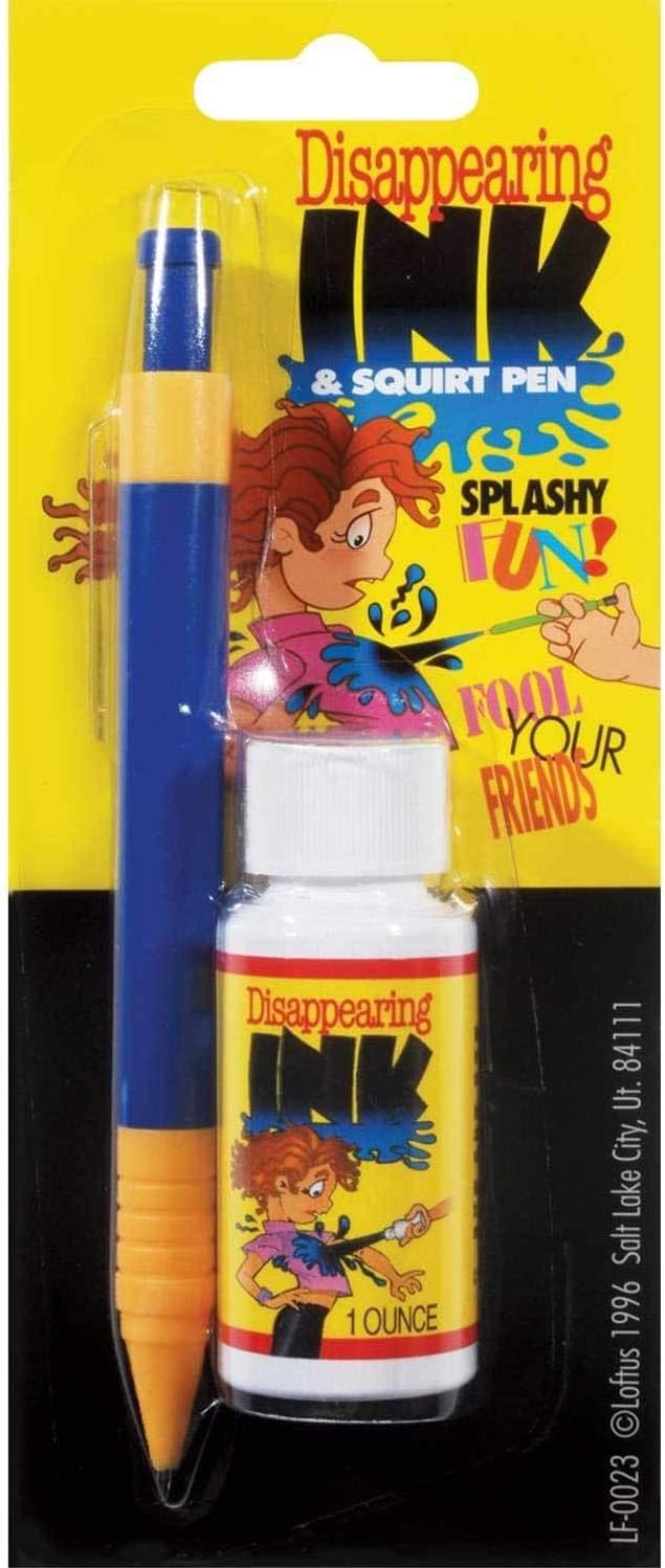 Amazon.com: Disappearing Ink & Squirt Pen Prank : Toys & Games