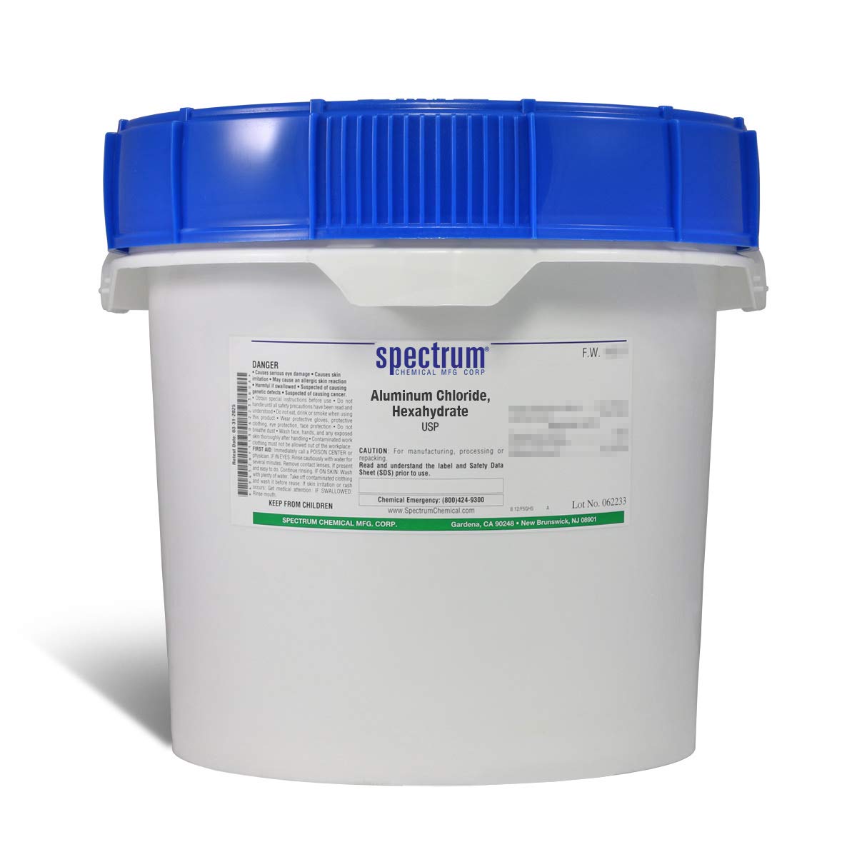 Amazon.com: Spectrum AL225-12KG Aluminum Chloride, Hexahydrate, USP ...