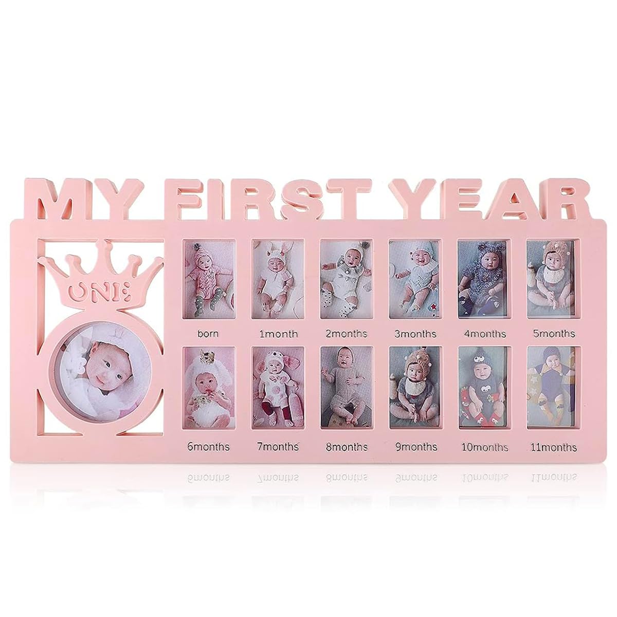 SNOWIE SOFT® Photo Frame for Newborn Baby Monthly Milestone Photo Frame ...