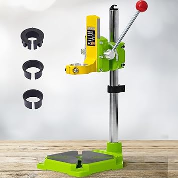 Japard Drill Press Floor Stand for Hand, 90 Degree Rotating Adjustable ...