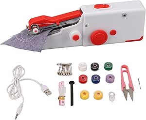 Amazon.com: Handheld Sewing Machine, Mini Profession Battery Powered ...