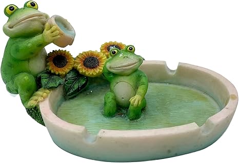 Amazon.com: Cute Frog Ash Tray for Indoor Outdoor, Innovative Cartoon ...