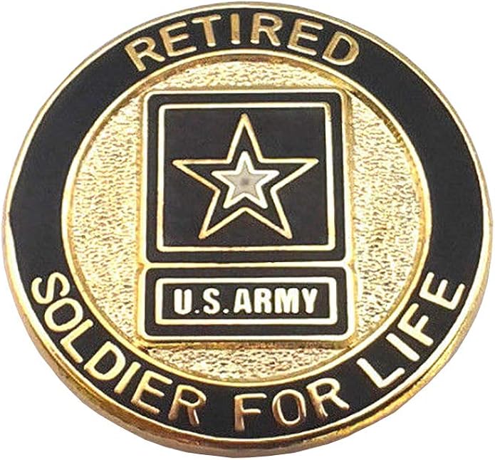 Amazon.com: OnlyUS Retired US Army Soldier for Life Military Veteran ...