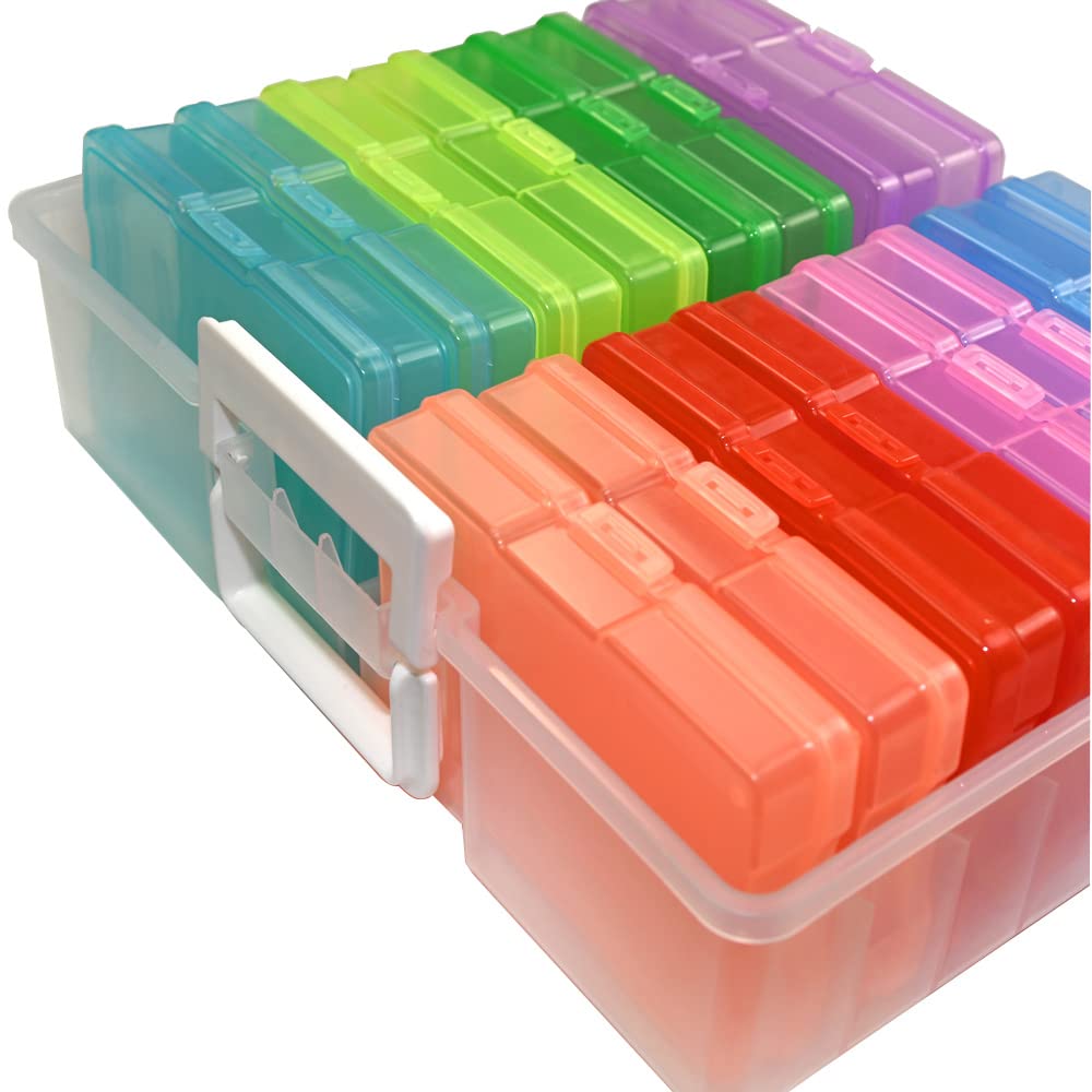 Unibos | Multi-Colored Photo Case | Photo Storage Box & Crafts ...