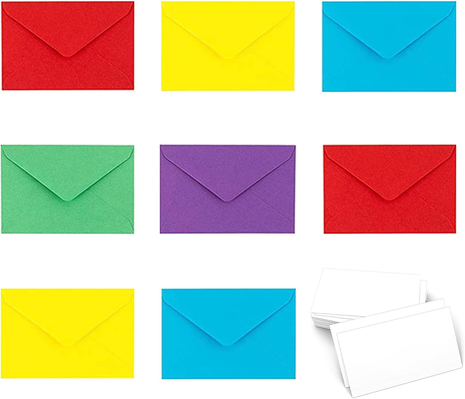 Mini Envelopes, Envelopes for Greetings Cards, Multi Color Gift ...