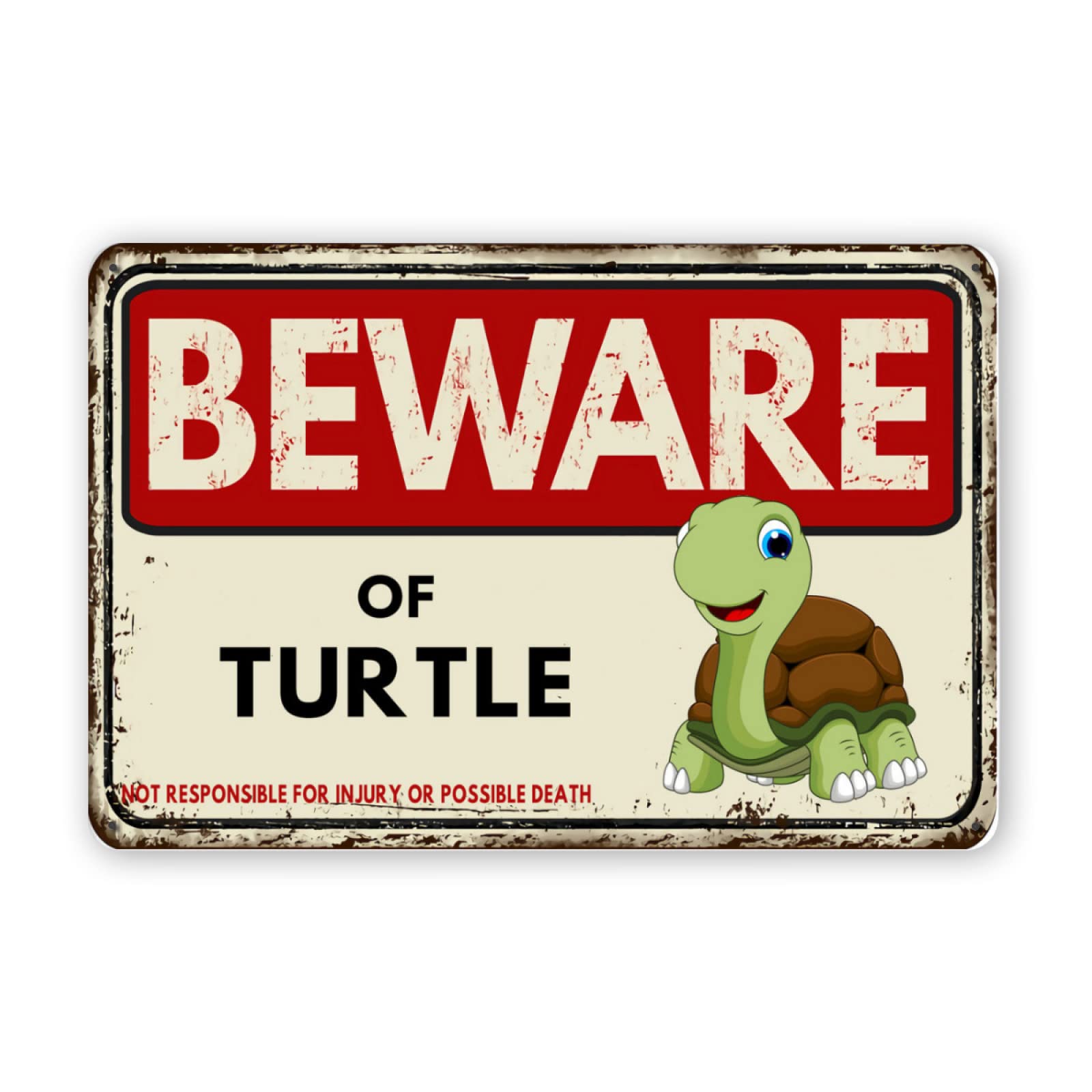 Amazon.com: WSTKJW Turtle Metal Signs Vintage Wall Decor for Home ...