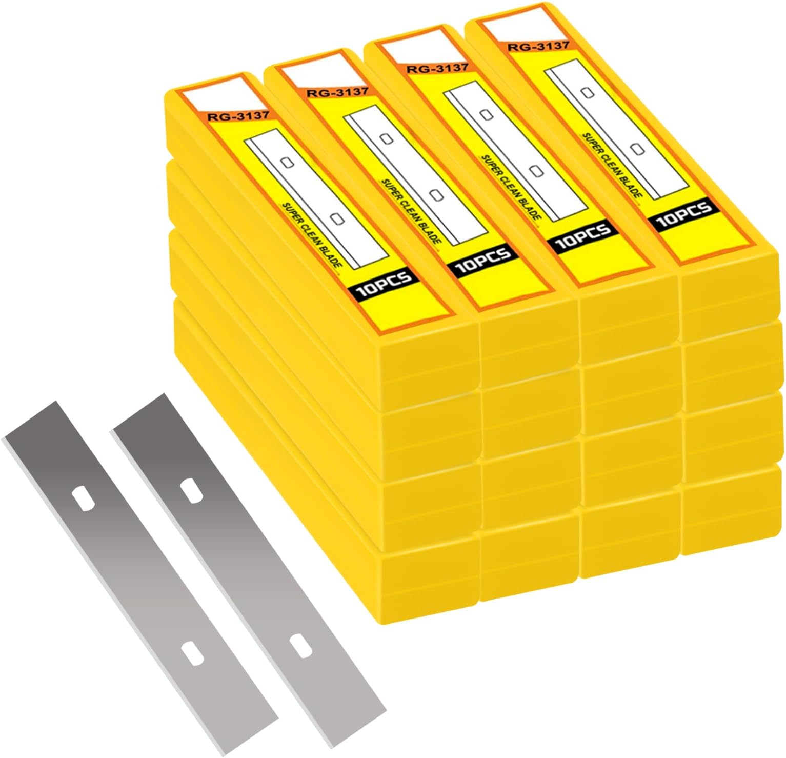 Amazon.com: Better Tools 4" Scraper Blades -100 Blades/Box - 10 Blades ...