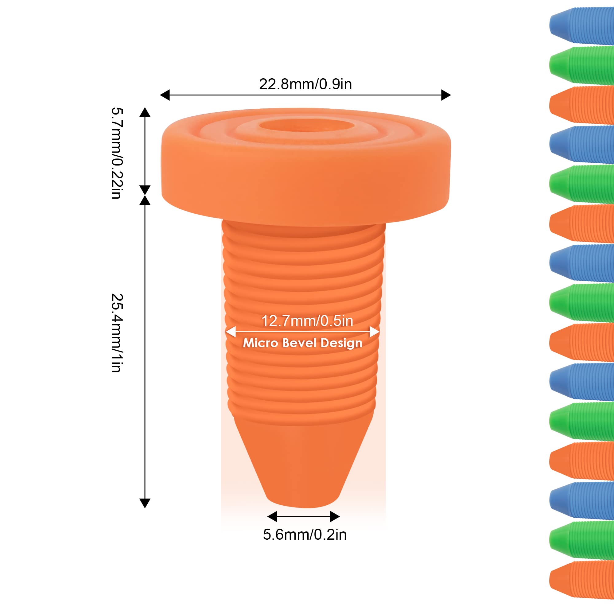 Snapklik.com : CANALHOUT 12 Pieces Kayak Scupper Plugs Kit TPE Scupper ...