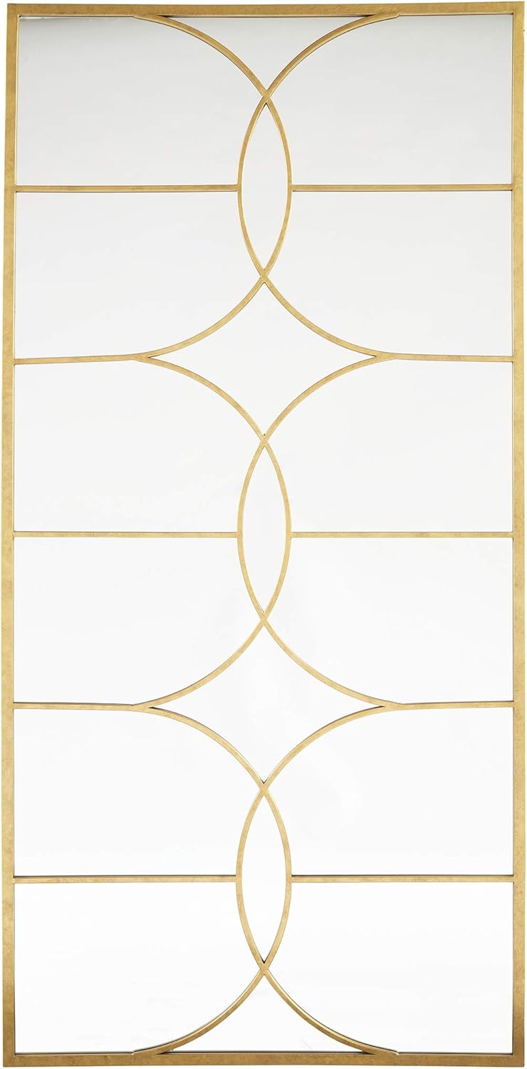 Amazon.com: Signature Design by Ashley Eamon Leaning Accent Mirror, Antique Gold : Home & Kitchen