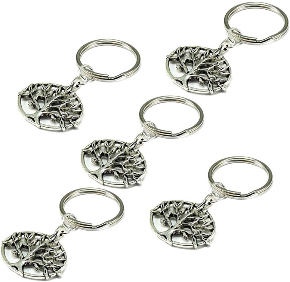 Amazon.com: 5Pcs Tree of Life Key Chain, Tree Key Chain, Keychain ...