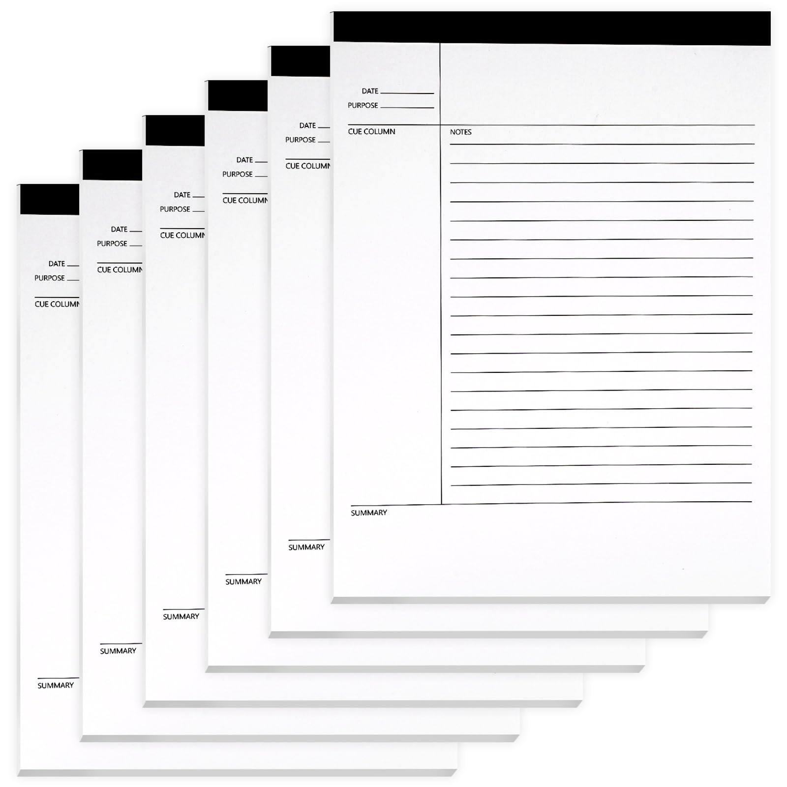Amazon.com : Whaline 300 Sheets 6 Pads Legal Pads 8.3" x 11.6" Note ...