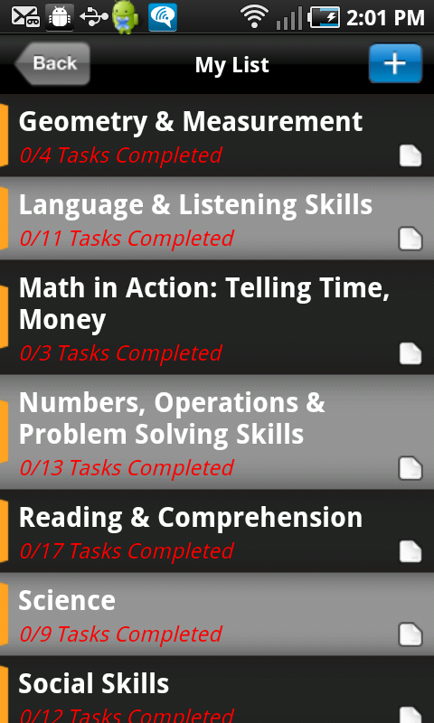 1st Grade Readiness Checklist Planner - App on Amazon Appstore
