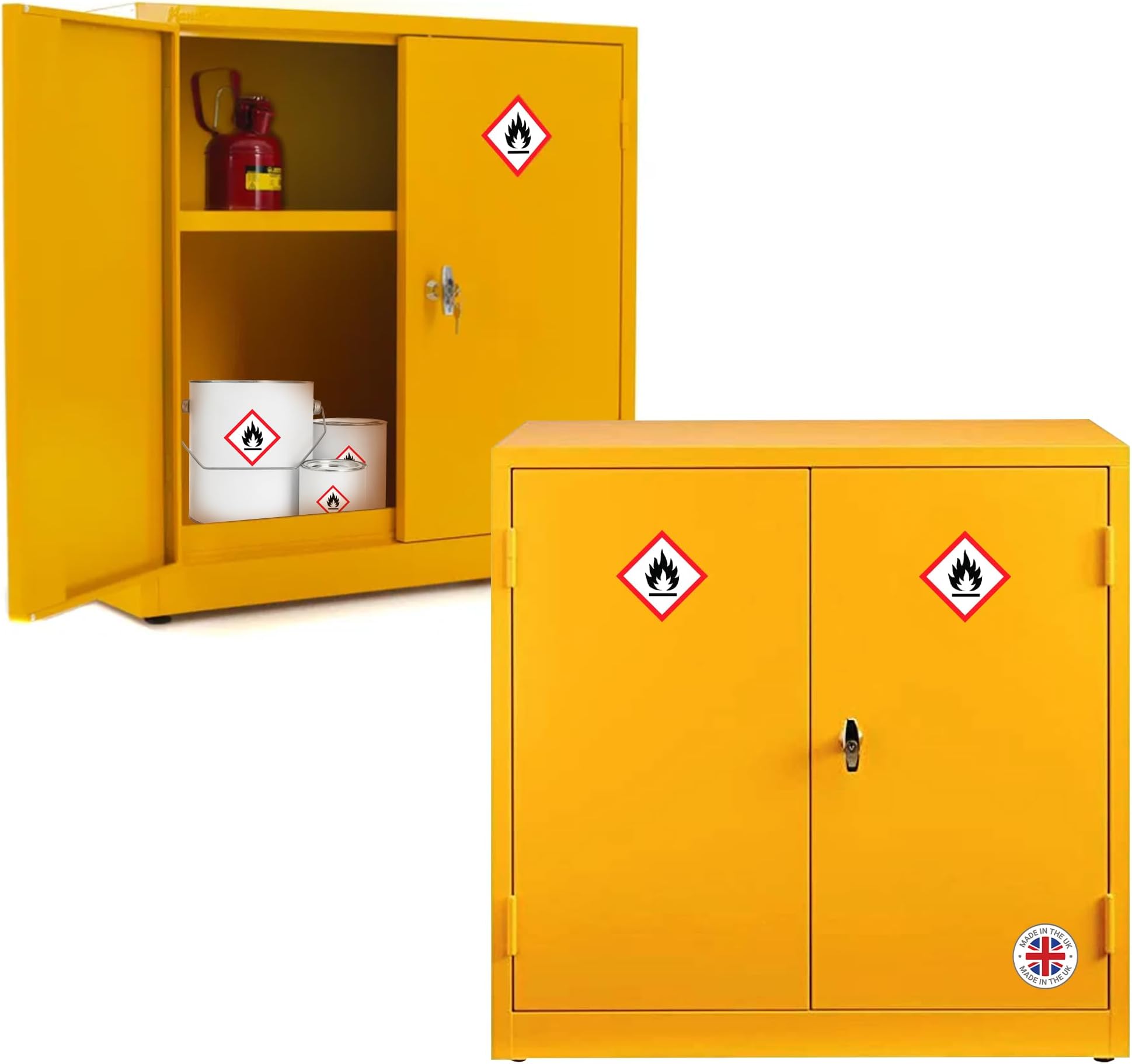 Horison Industries COSHH Cabinet - COSHH Cupboard Fire Proof Flammable ...