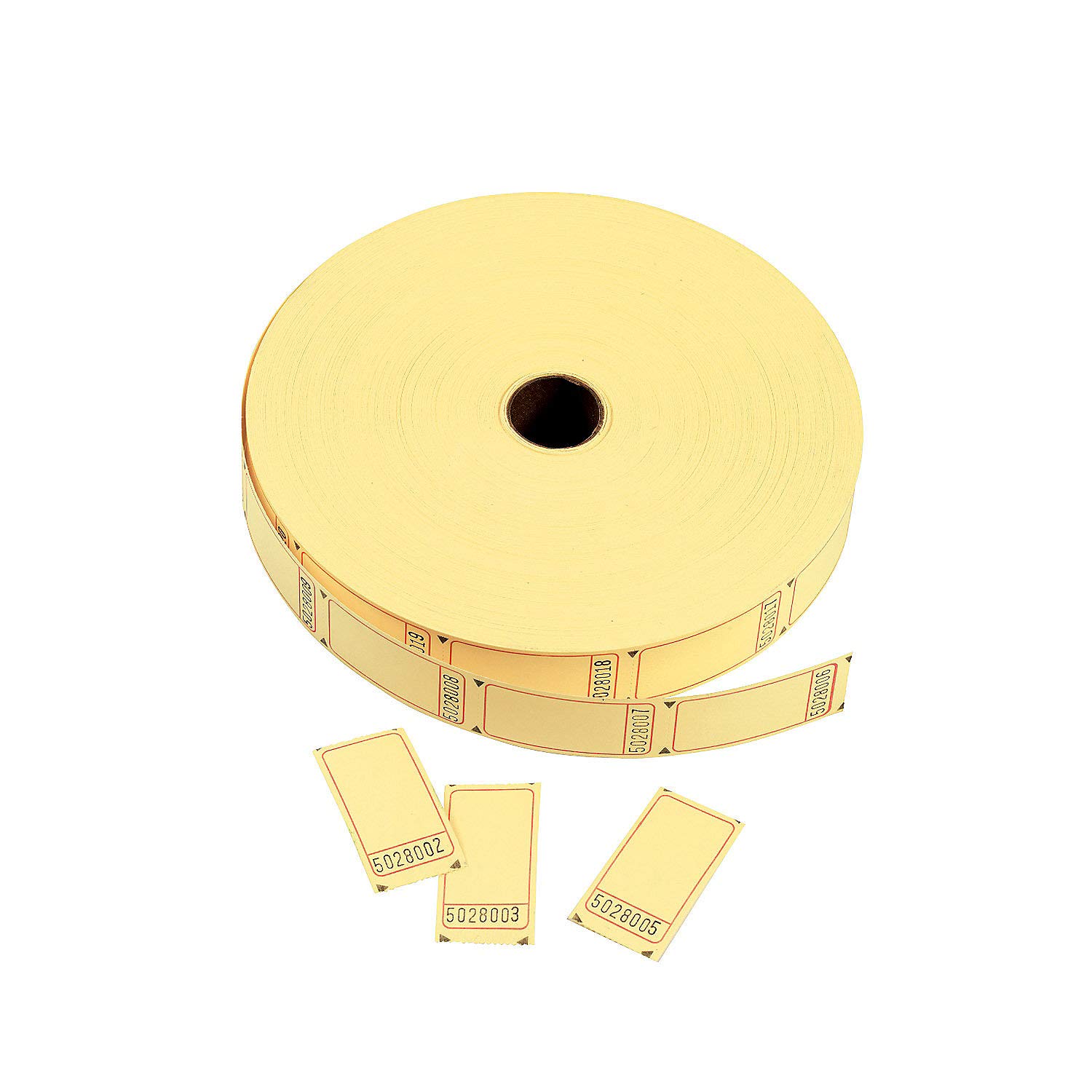 Amazon.com : Fun Express - Single Roll of Tickets Yellow Color Tickets ...