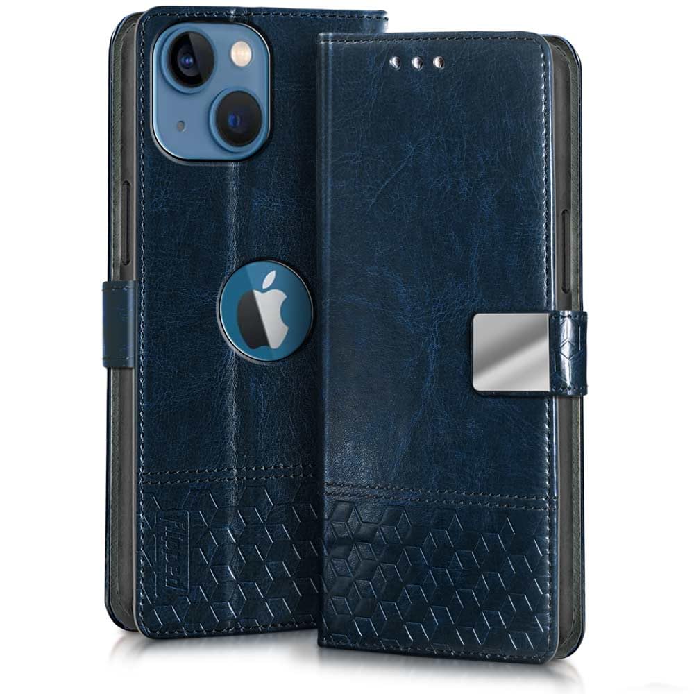 FLIPPED Hand Stitched Honeycomb Dual Design Back Flip Cover Case for ...