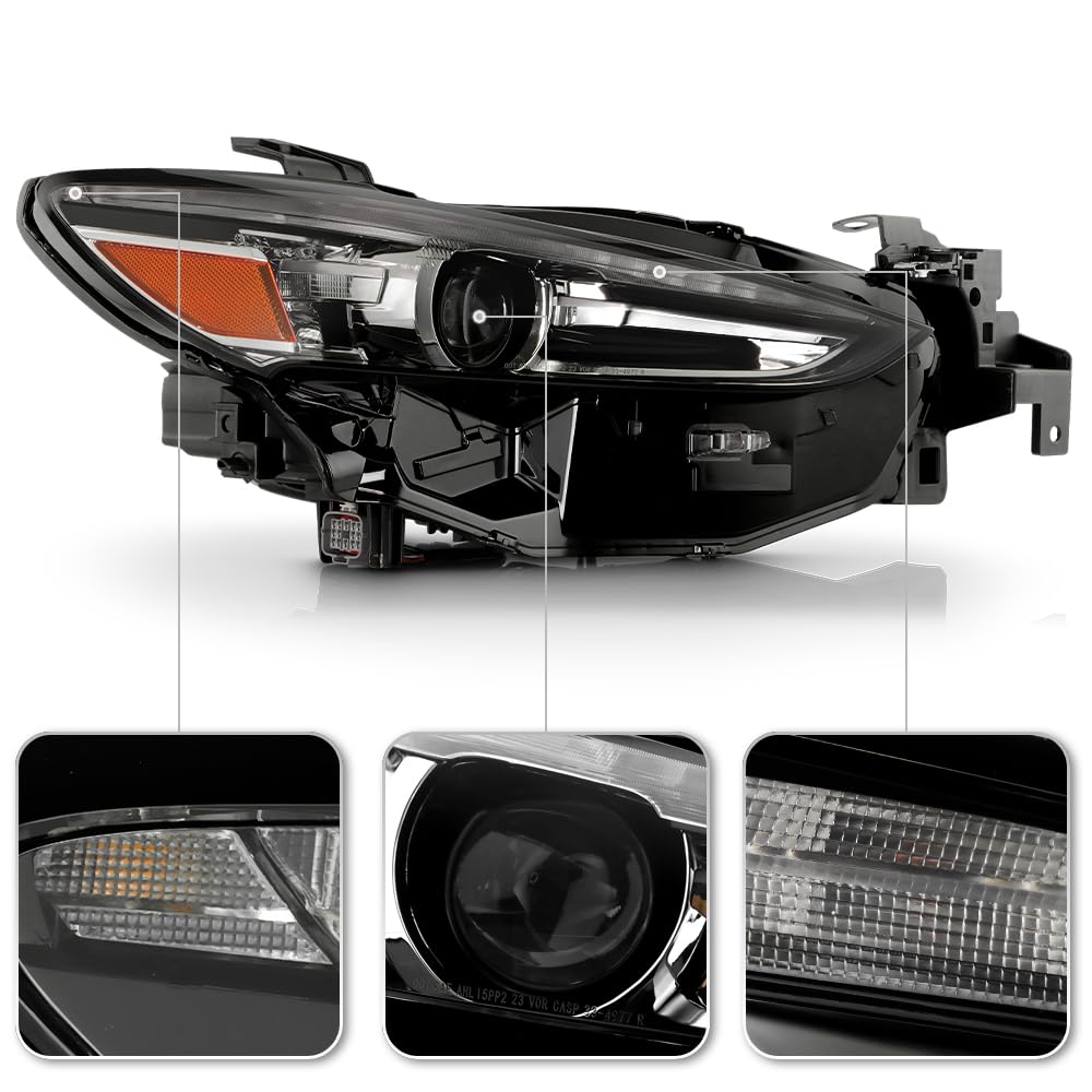 Snapklik.com : For 2018 2019 2020 2021 Mazda 6 W/o Adaptive LED ...