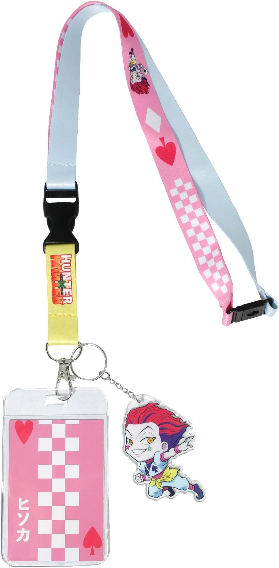 Amazon.com : Hunter X Hunter Hisoka ID Badge Holder Breakaway Lanyard w ...