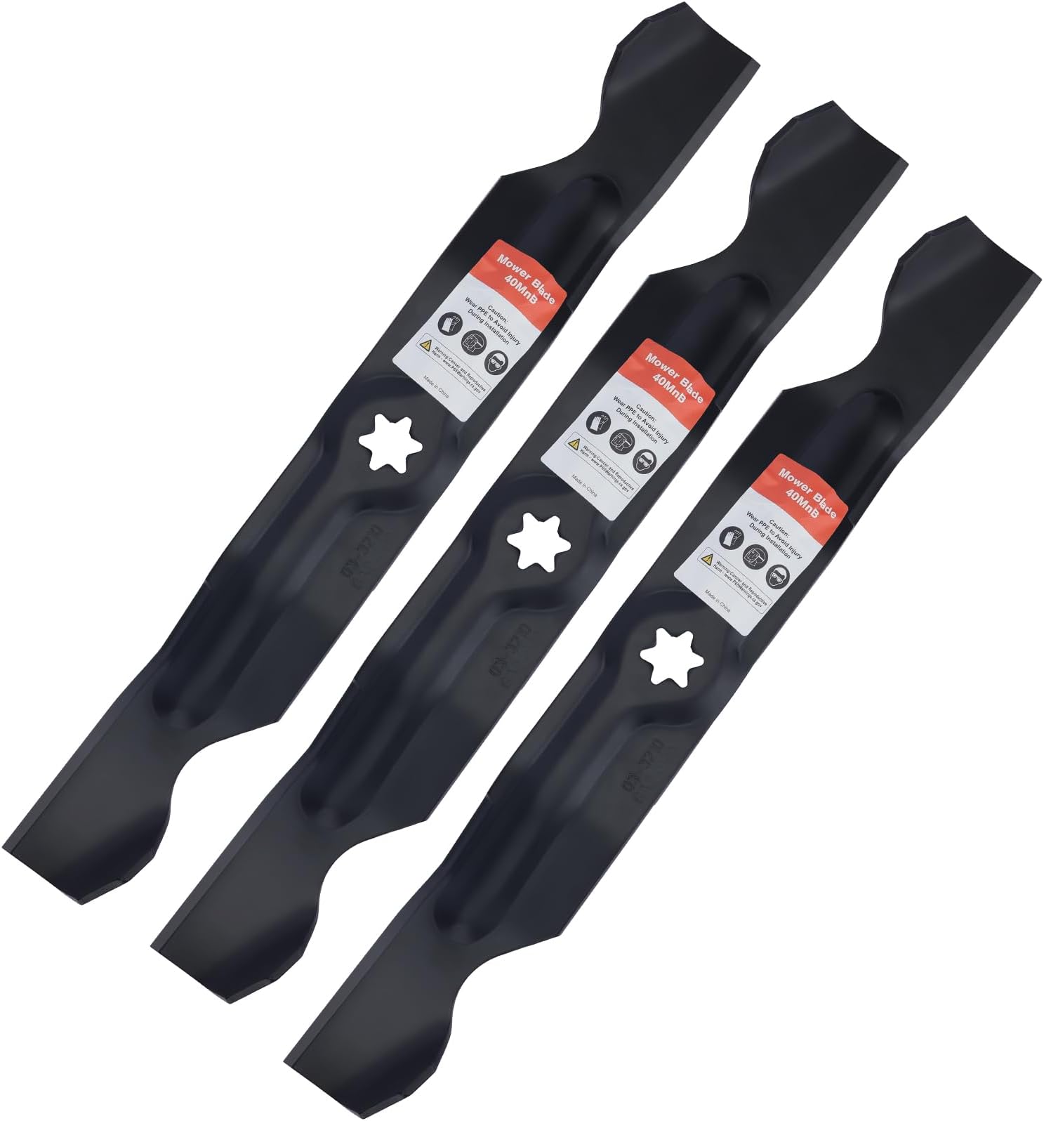 Amazon.com : Rotary Copperhead 17224 Set of (3) Mower Blades for 50 ...