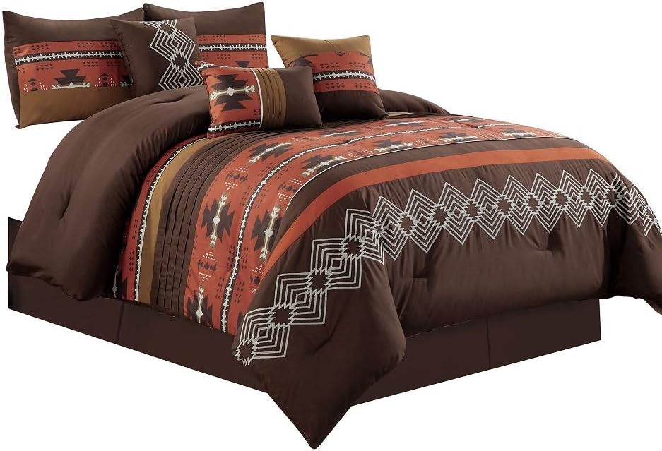Amazon.com: WPM 7 Piece Western Southwestern Native American Design ...