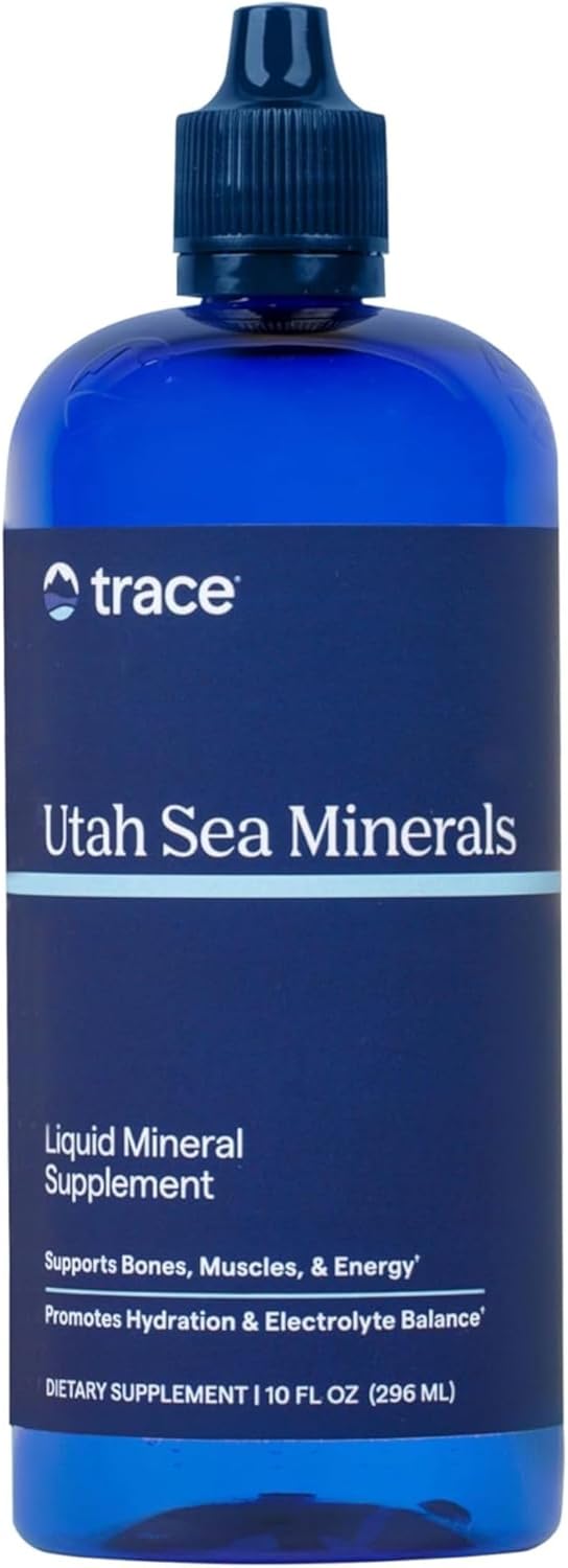 Trace Minerals Utah Sea Minerals 296ml 10oz, Naturally Occuring ...